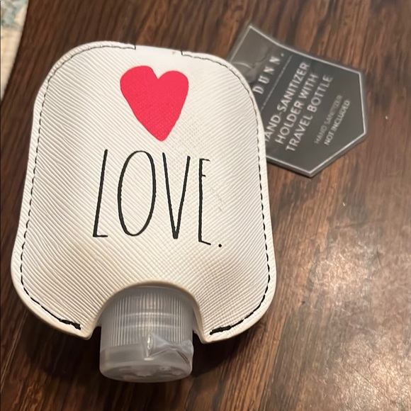 Rae Dunn | Bags | White And Red Love Hand Sanitizer Holder Brand New ...